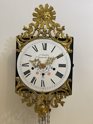 Antique French ODO Westminster Chime Wall Clock | eBay