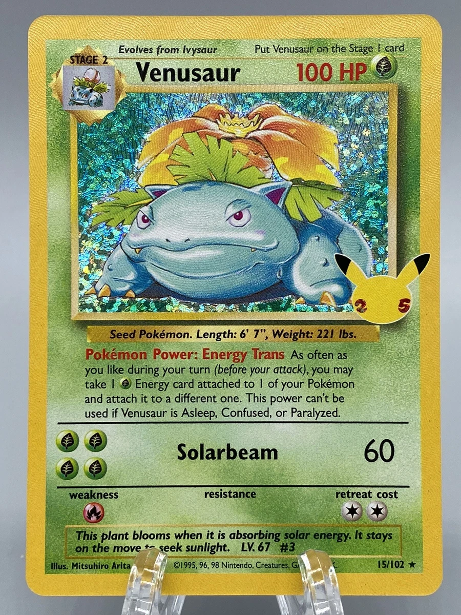 Pokemon Venusaur Card