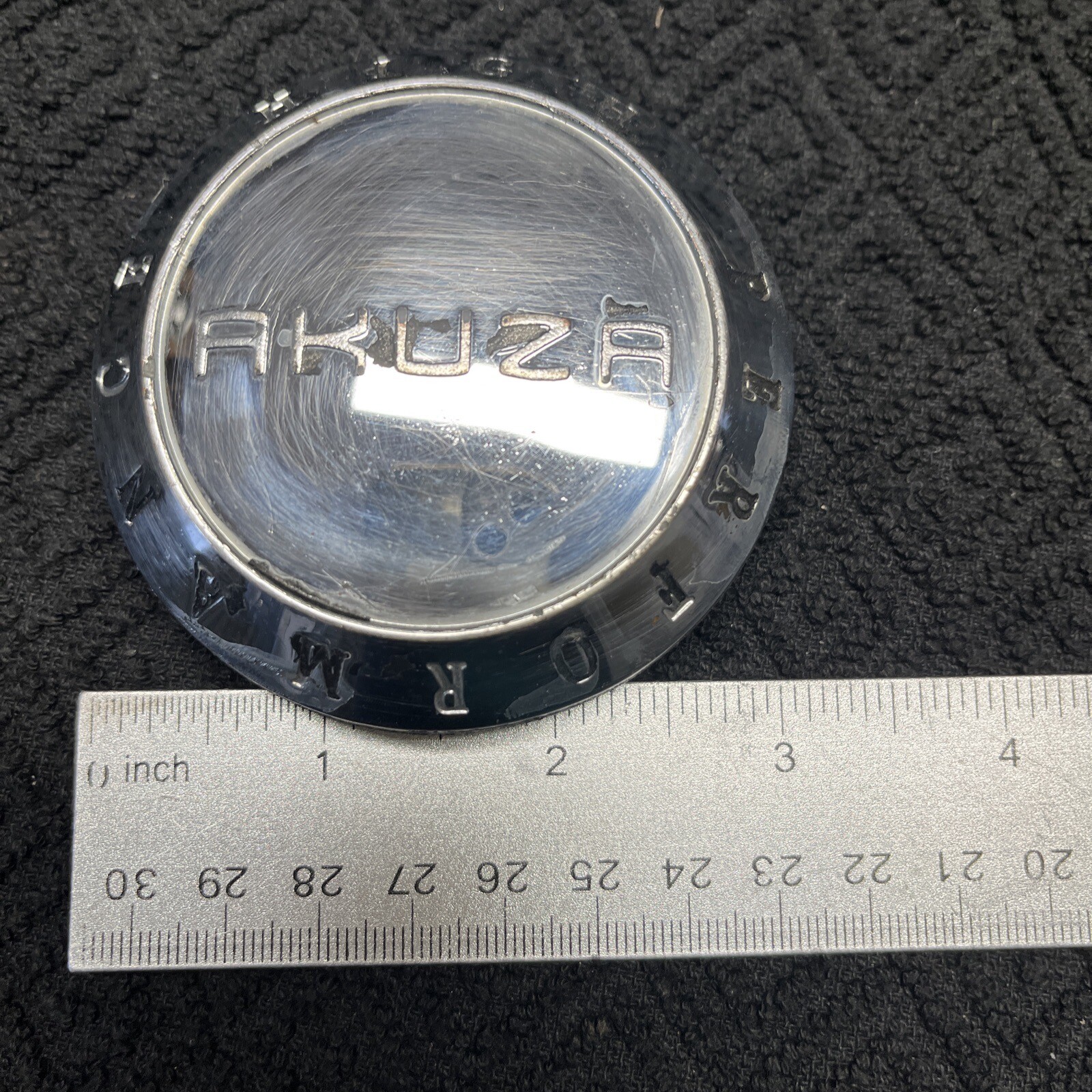 Akuza PCW-8CAP S708-05 Chrome Custom Wheel Center Rim Cap Lug Hub Cover ...