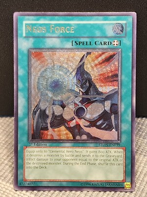 Yugioh Neos Force Ultimate Rare 1st Edition STON-EN039 | eBay
