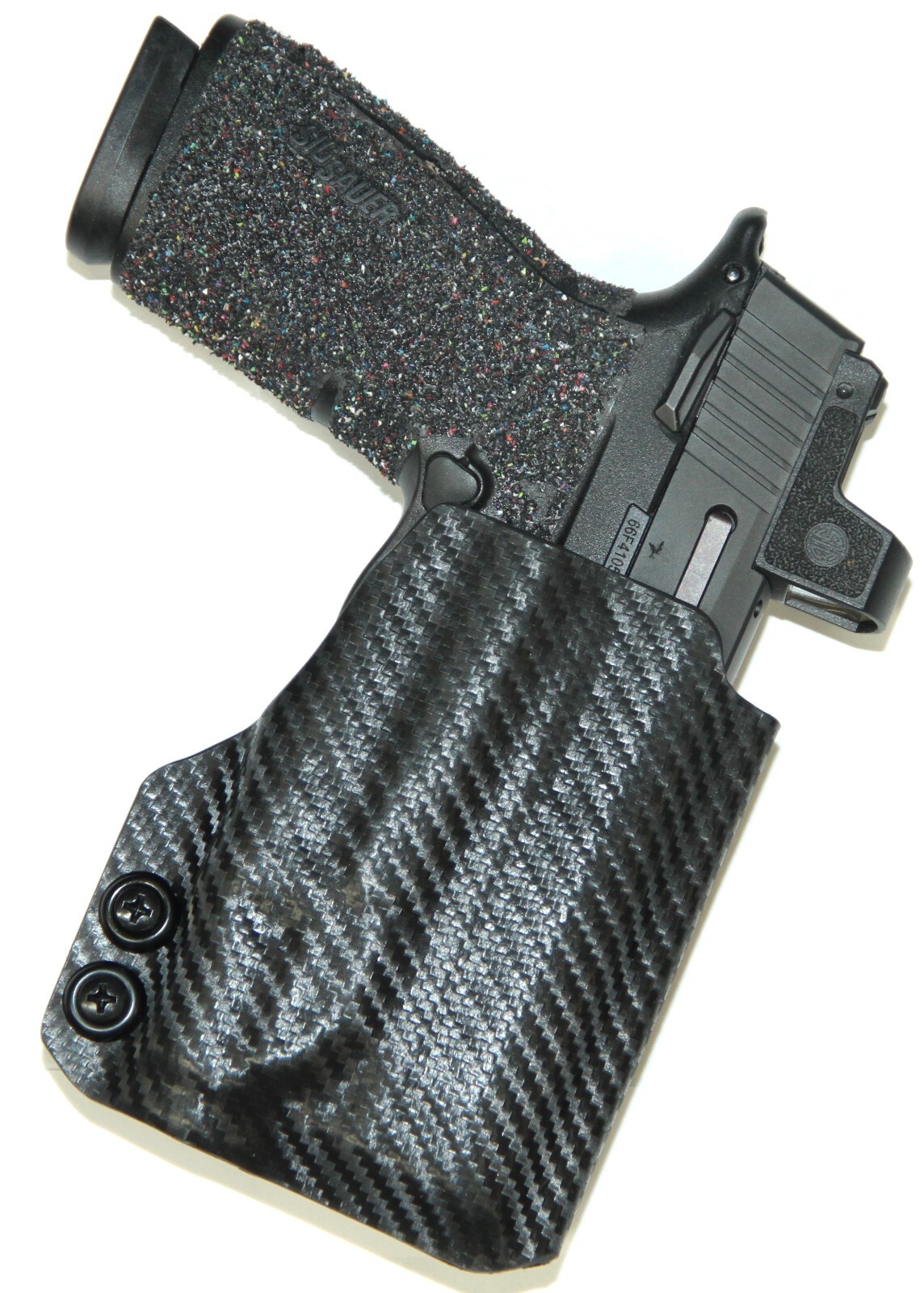 REVKEL OWB Quick Attach Belt Loop holster for pistols w/Olight PL2 Mini ...