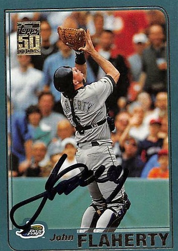 John Flaherty autographed Baseball Card (Tampa Rays) 2001 Topps #174 | eBay