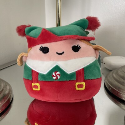 Squishmallows Emmy the Winter Elf 4.5 inch Holiday 2021 Mini Plush | eBay