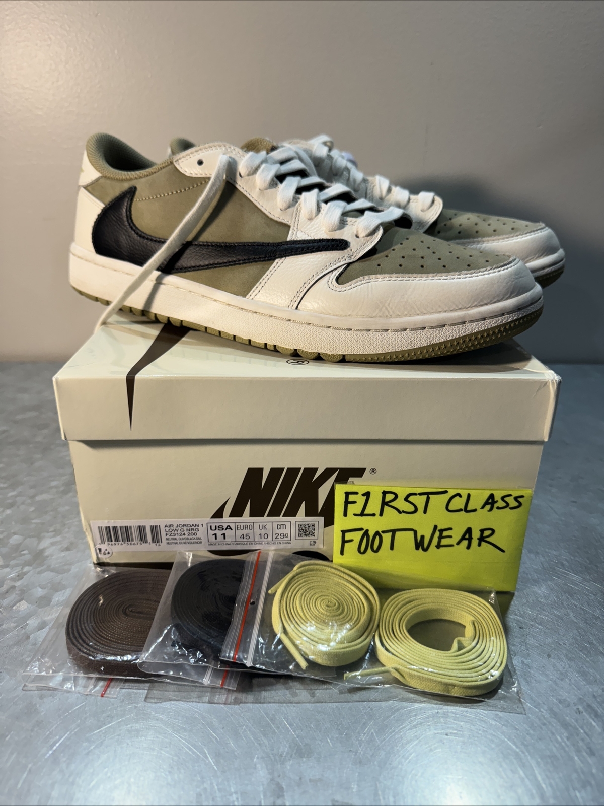 100% Authentic Nike Jordan 1 Low Golf Travis Scott Ne… - Gem