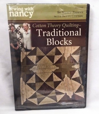 Sewing With Nancy DVD Cotton Theory Quilting Traditional Blocks SN2121D ...