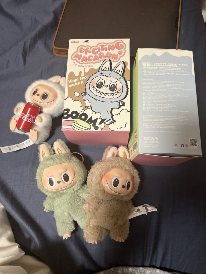 Authentic Labubu - Big Into Energy BIE - Macaron MAC - Have A Seat HAS ...