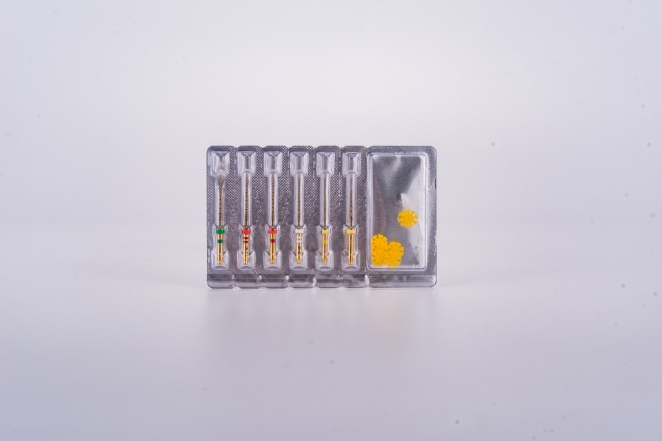 6pcs Dental Endo Rotary Files X-Pro Gold Taper SX-F3 25MM NITI root ...