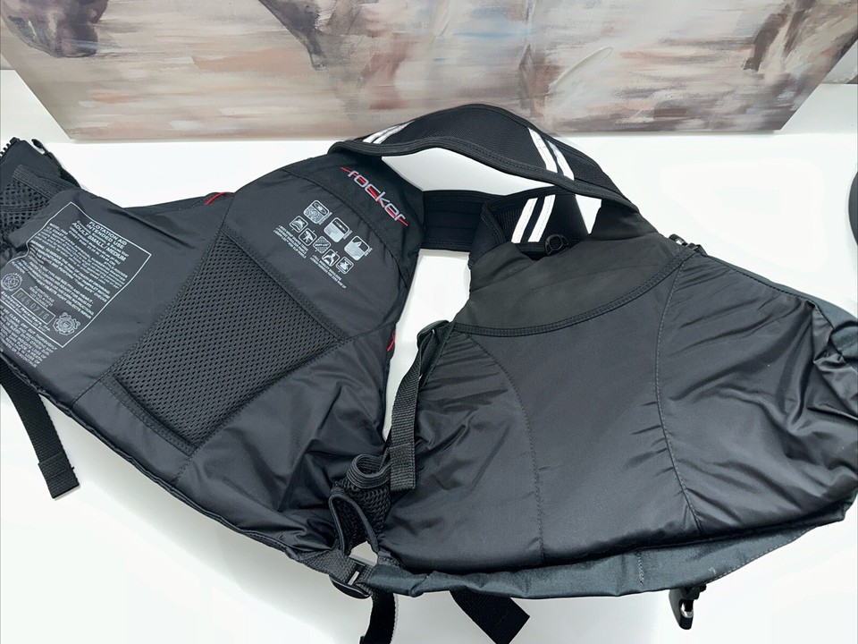 Stohlquist Rocker 7000 Life Jacket PFD - USCG Mens SM/MD Black New ...
