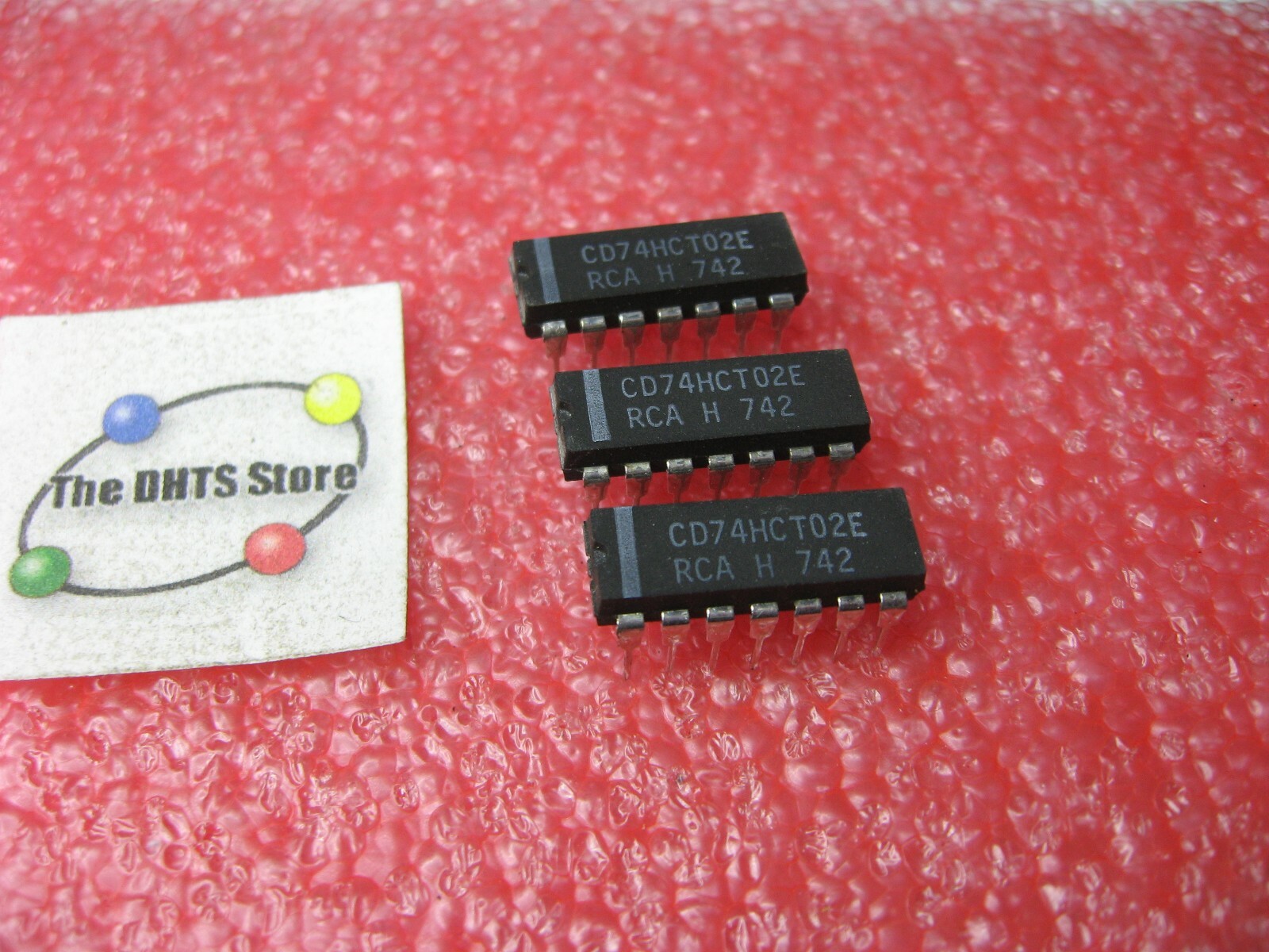 CD74HCT02E RCA TI TTL Quad 2-In NOR Gate IC 74HCT02 7402 - NOS Qty 3 | eBay