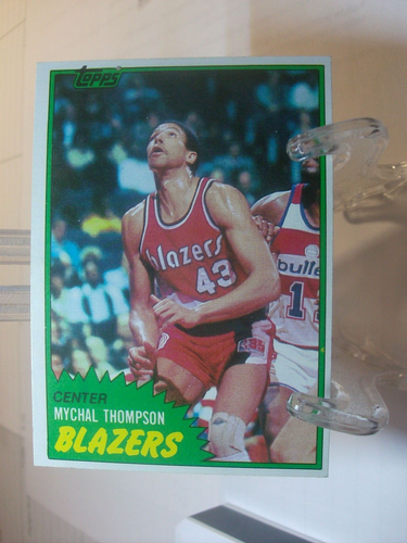 1981-82 Topps Basketball #36 - Mychal Thompson - Portland Trail Blazers ...