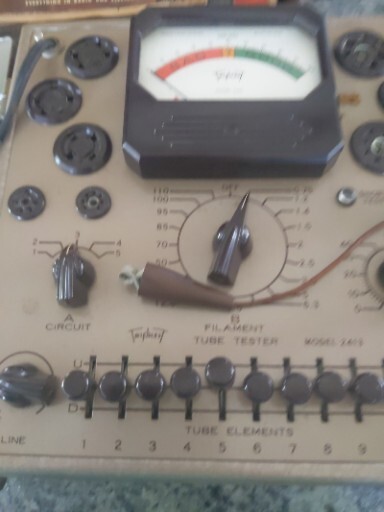 TRIPLETT TUBE TESTER MODEL 2413 With Books And it works! | eBay