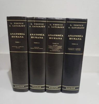 Tratado De Anatomia Humana by L. TESTUT - A. LATARJET (4) Volume Set ...
