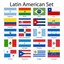 Set of 20 Latin American Country Flags Set of Latin America Flags 3x5ft ...