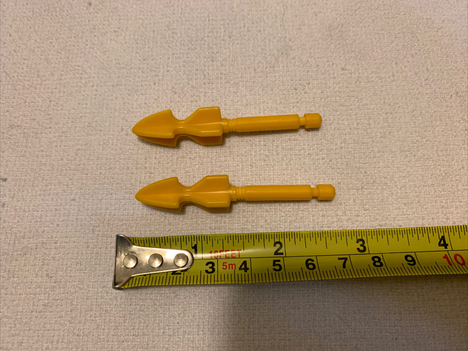 1993 Double Dragon Cruiser Car X2 Yellow Missiles ORIGINAL PARTS Tyco ...