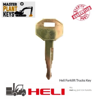 Heli Forklift Truck Master Plant Ignition Key Fits: Heli key JK411OH Forklifts | eBay UK