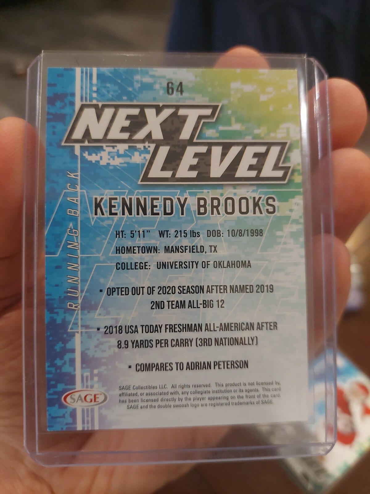 2022 Sage Football Kennedy Brooks | eBay