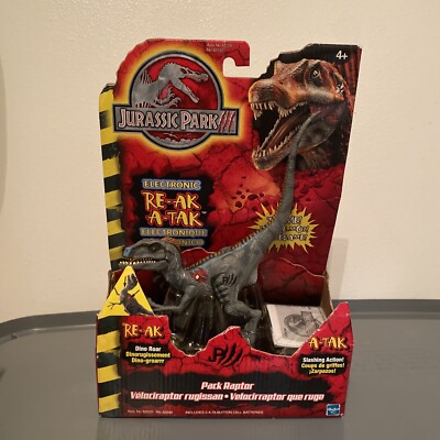 Jurassic Park JPIII 3 Re-Ak-Atak Electronic Pack Raptor Velociraptor ...