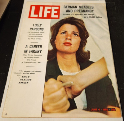 JUNE 4, 1965 LIFE MAGAZINE LOLLY PARSONS GERMAN MEASLES AND PREGNANCY ...