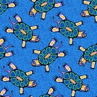 Sacred Earth 53" X 71" Sacred Earth Loon Panel Throw Quilt Orange ...