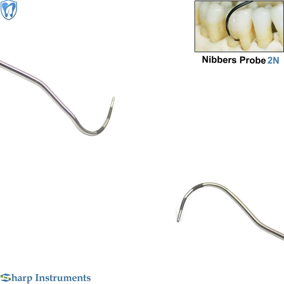 Nabers 2N Periodontal Probe Dental Furcation Probe BPR-PSR Depth ...