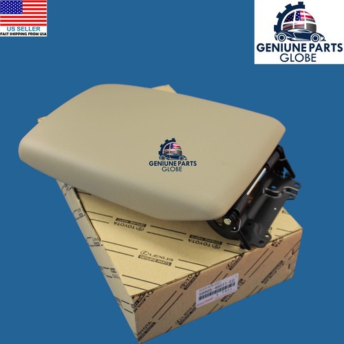 GENUINE TOYOTA 08-13 HIGHLANDER CENTER CONSOLE LID ARMREST BEIGE 58905 ...