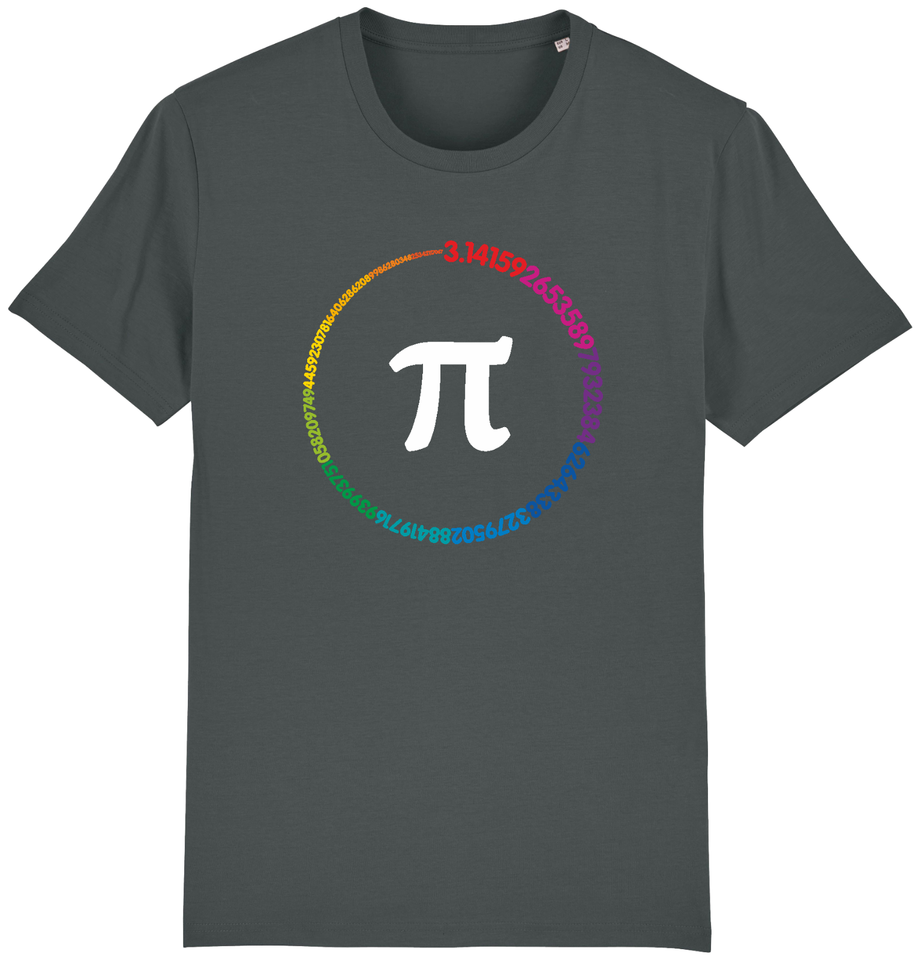 Pi Numbers Men's T-Shirt Colour School Shirt Mathematics Maths Science ...