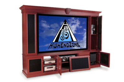 7 Channel Surround Sound and Theater Cabinet with 106" Projection ...