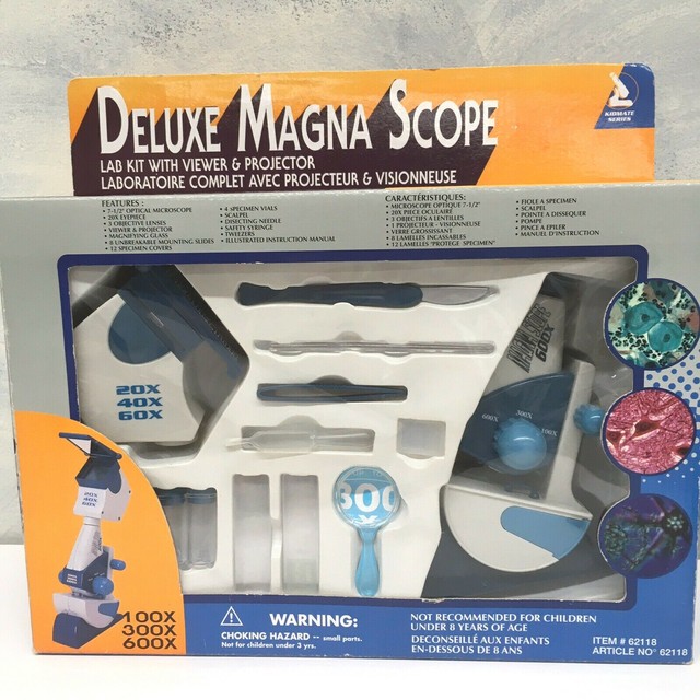 Deluxe Magna Scope Lab Kit With Viewer & Projector Kidmate Series for ...