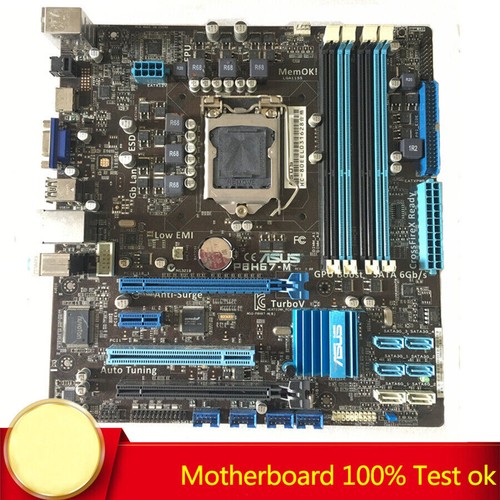 FOR P8H67-M LGA1155 Motherboard H67(B3) MicroATX DDR3 I3 I5 I7 USB3.0 # ...