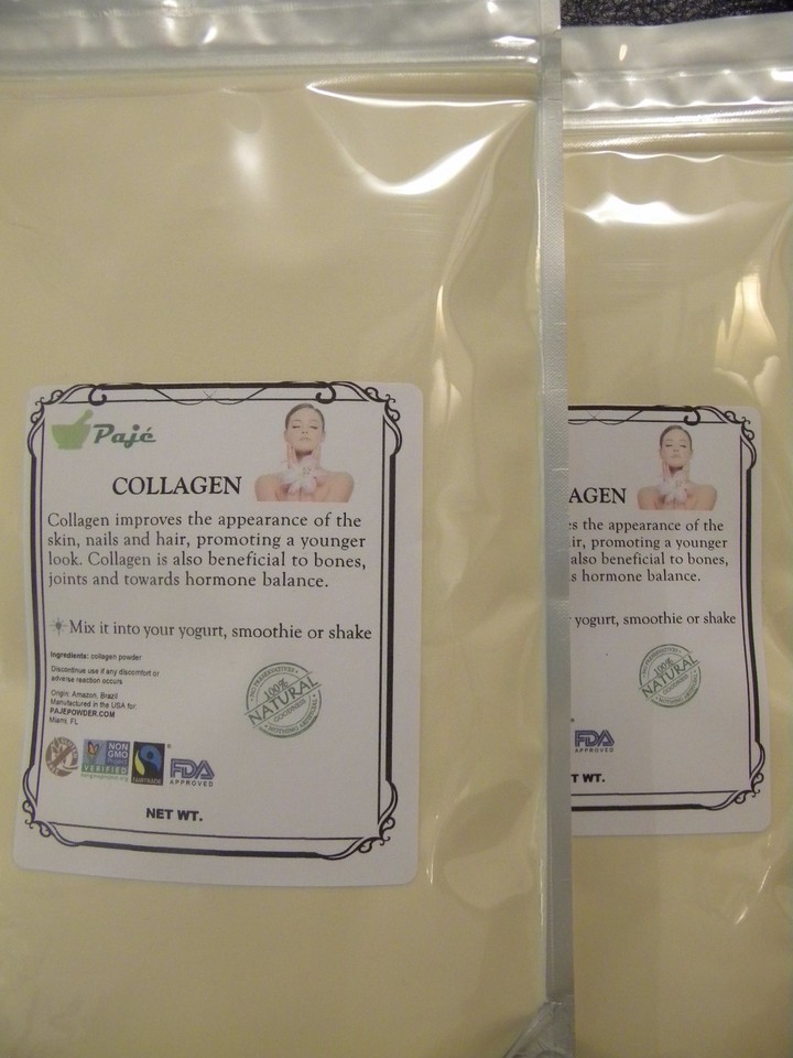 COLLAGEN Hydrolysate powder 4oz 1/4LB young skin, hair, joint, FOOD ...