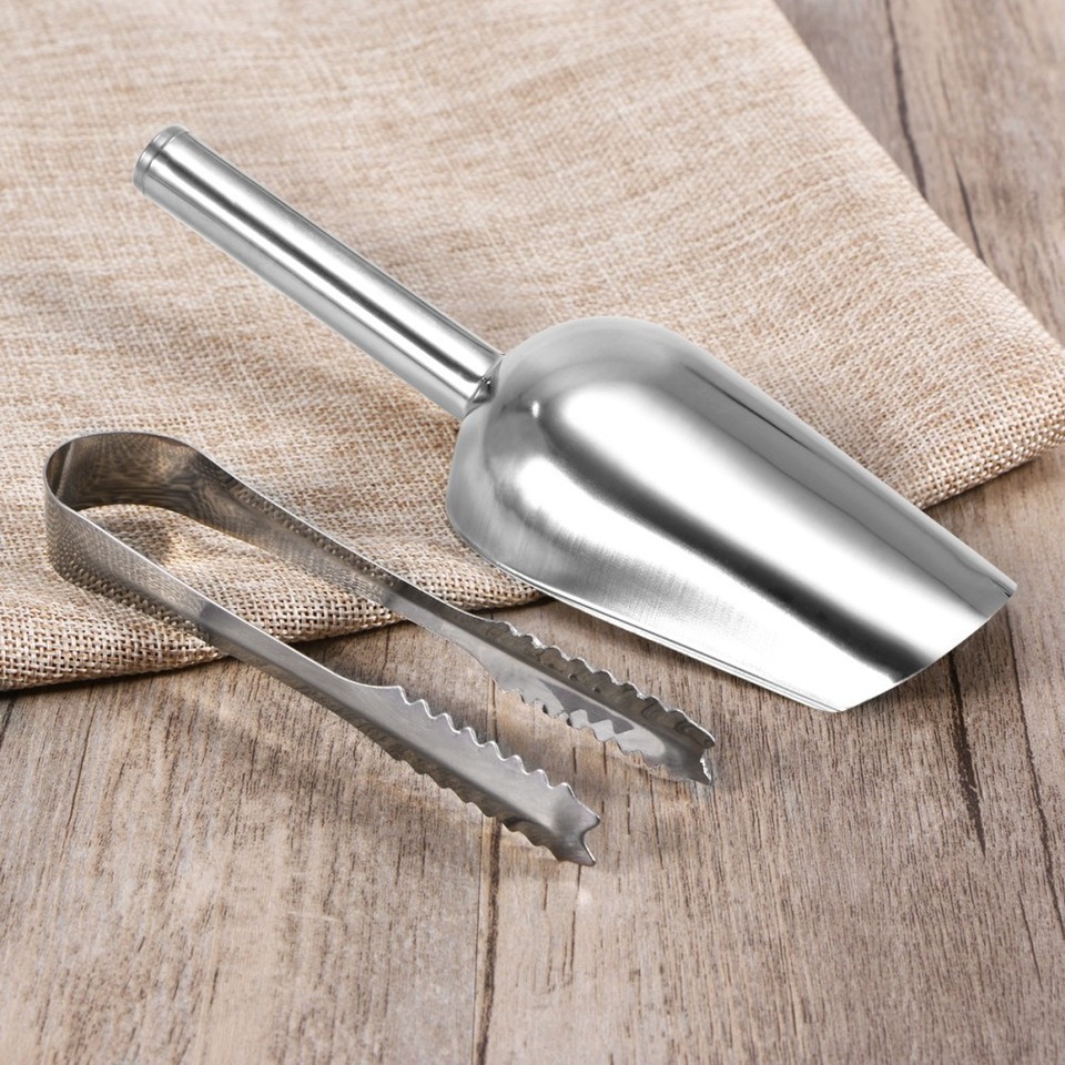 BESTOMZ 5 Pcs Stainless Steel Ice Cream Sweets Scoop Scoopers And 5 Pcs ...