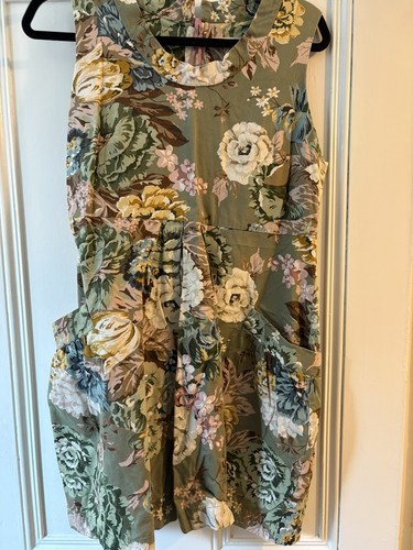 Joules Collects Green Floral Tunic Dress Top Size 12 Uk Medium | eBay