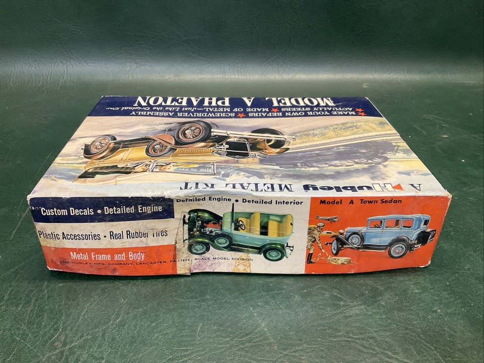 Vintage Hubley Ford Model A Phaeton Metal Kit No. 4856 in Box ~ Read | eBay