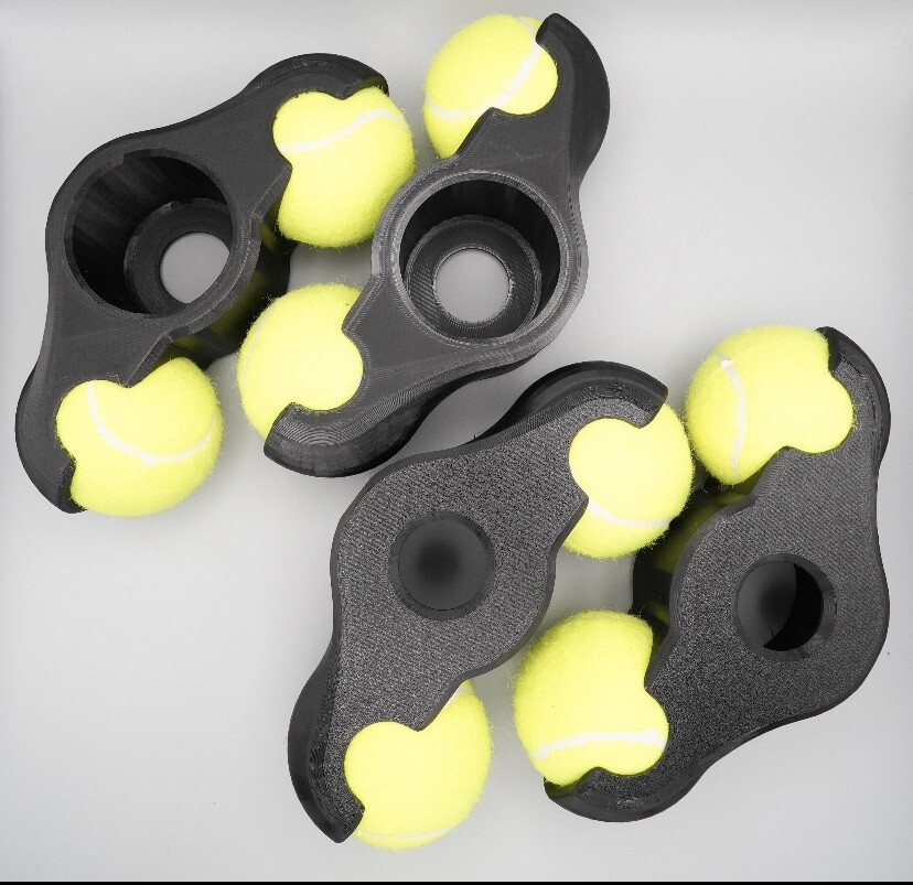 3D Printed WAHOO KICKR CORE Movement Tennis Ball Rocker Plate Feet ...