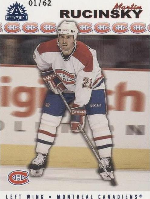 2001-02 Pacific Adrenaline - Martin Rucinsky #99 Blue /62 for sale ...