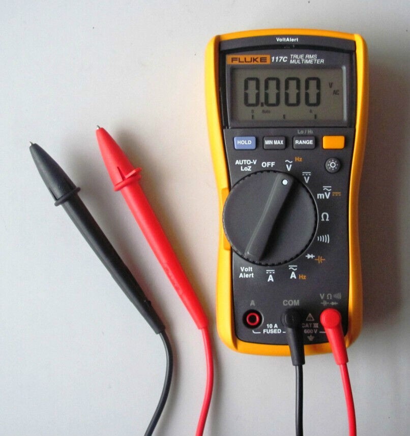 Fluke 117c HAVC VoltAlert Backlight Multimeter F117C for sale online | eBay