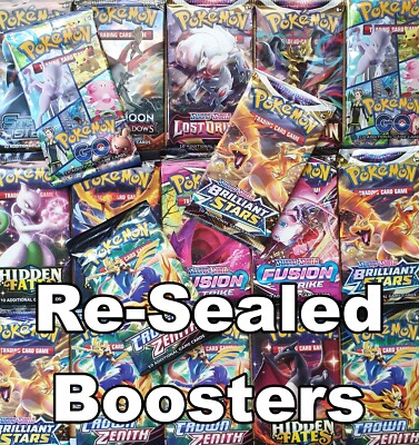 Pokémon RE-SEALED Booster Packs (Bundles Available) (Read Description ...