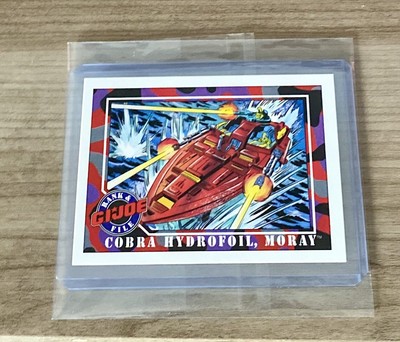 Cobra Hydrofoil Moray # 17 - GI Joe Series 1 Impel Hasbro 1991 🌟Mint | eBay