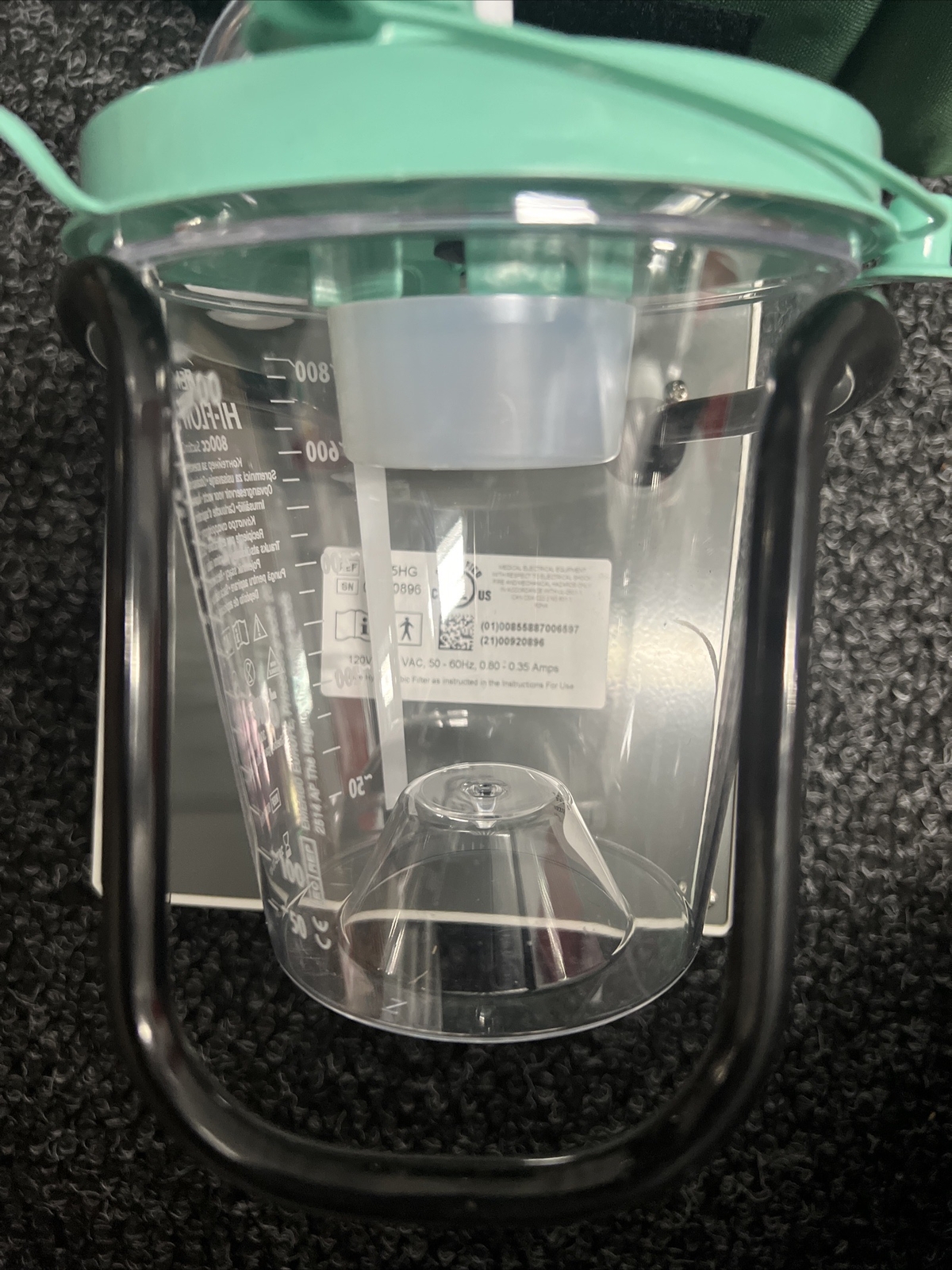 Precision Medical Easy Go Vac Suction Aspiration PM65 Tested NO Power ...