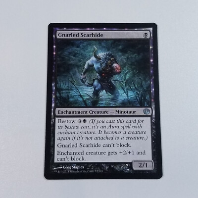 Gnarled Scarhide Journey into Nyx MTG NM | eBay