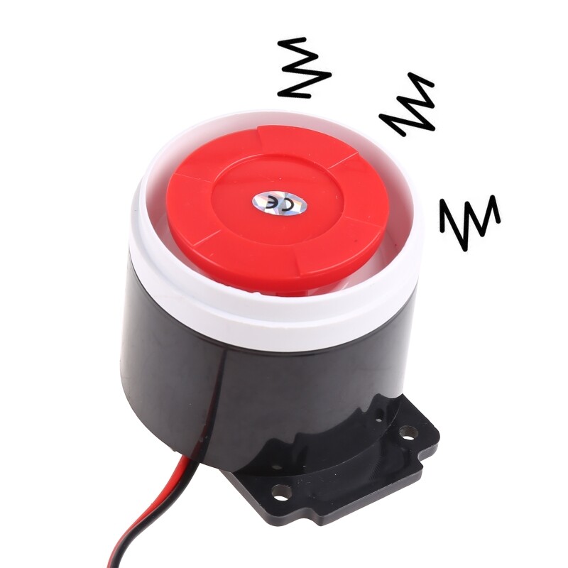 New Wired Mini Horn Siren Home Security Sound Alarm System 120dB DC 12V ...