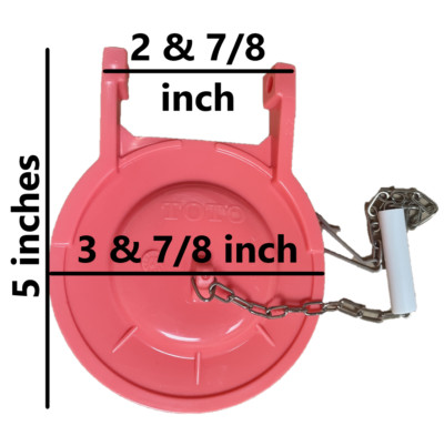 TOTO THU175S G-Max 3 in. Flapper Pink (Genuine Toto Brand) with ...