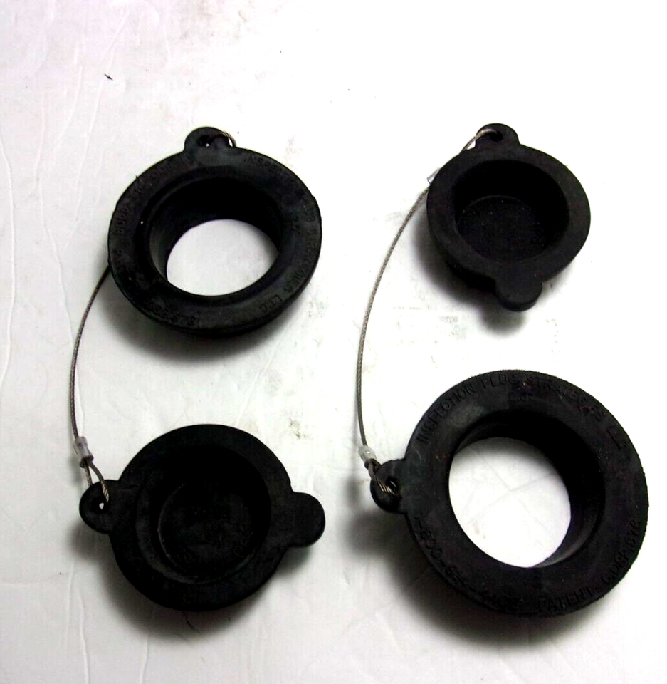 Inspection Port Plug Strategies Blac Rubber 2.5", New, 02 Pcs | eBay