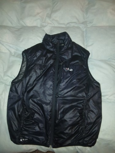 Men's gilet Lightweight Pertex Primaloft Rab Generator Vest Jacket Size ...