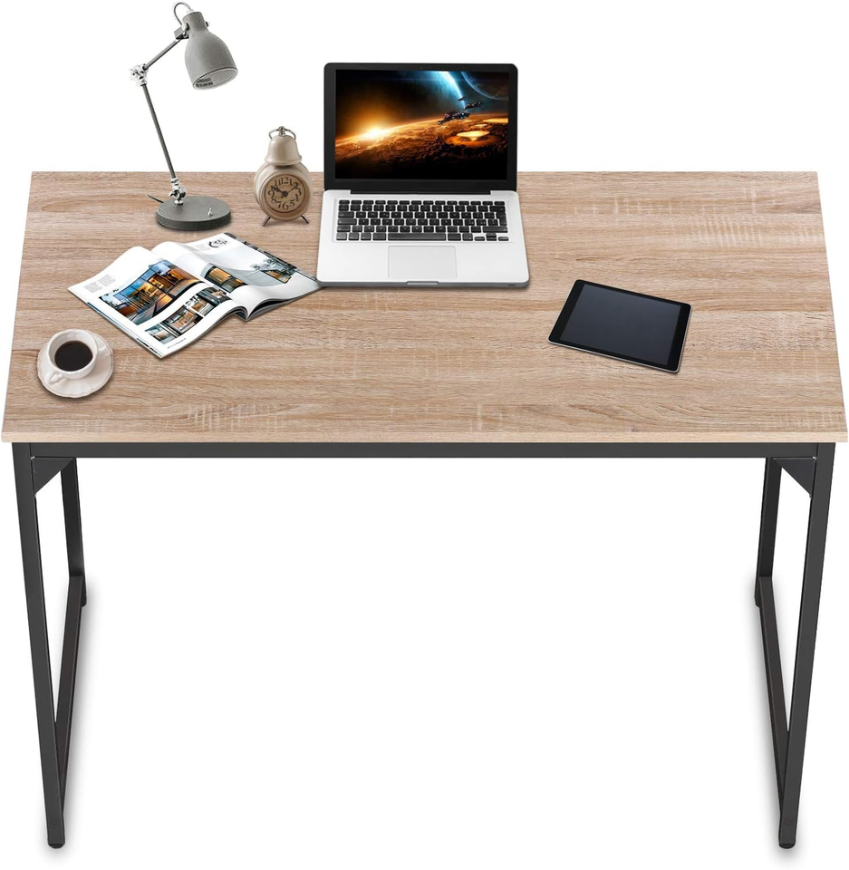 HCB Computer Desk 47Inch Home Office Desk Writing Study Table Modern ...