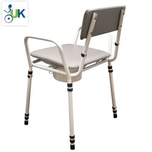 Aidapt 5 Litre Essex Height Adjustable Commode Chair 5021196647317 ...
