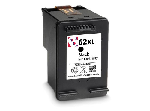 Cartuccia di Inchiostro rigenerata 62XL Nero per HP Officejet 200 ...