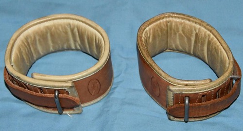 Vintage Profex Leather Medical Restraint Padded Cuffs | eBay