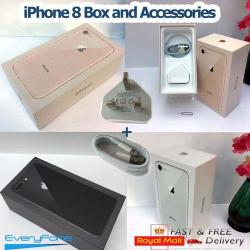 Original iPhone 8 box only with Accessories 64GB 256GB Gold Space Gray ...