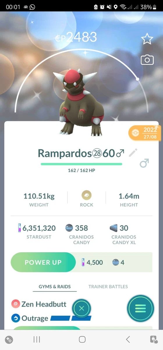 Shiny Cranidos